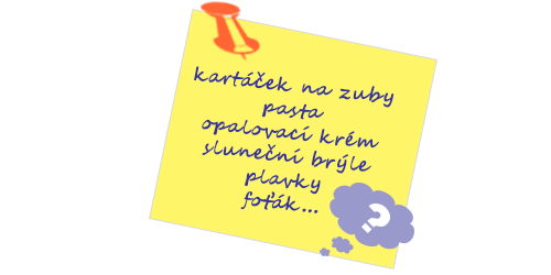 Letní dovolená - aneb tahák na co nezapomenout | Parkování R7